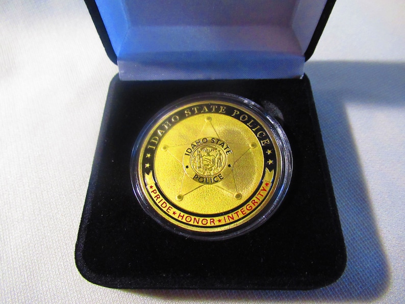 IDAHO STATE POLICE Challenge Coin - Etsy