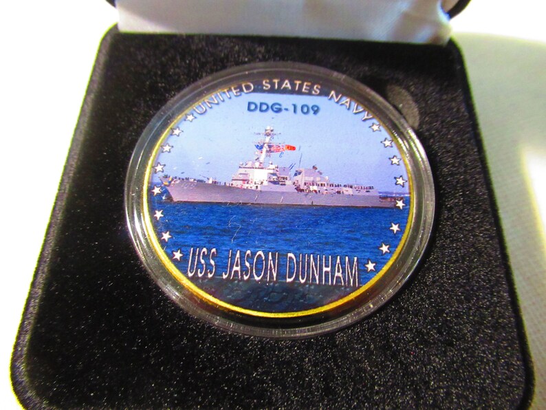 U S Navy - USS Jason Dunham (DDG-109) Challenge Coin - Etsy