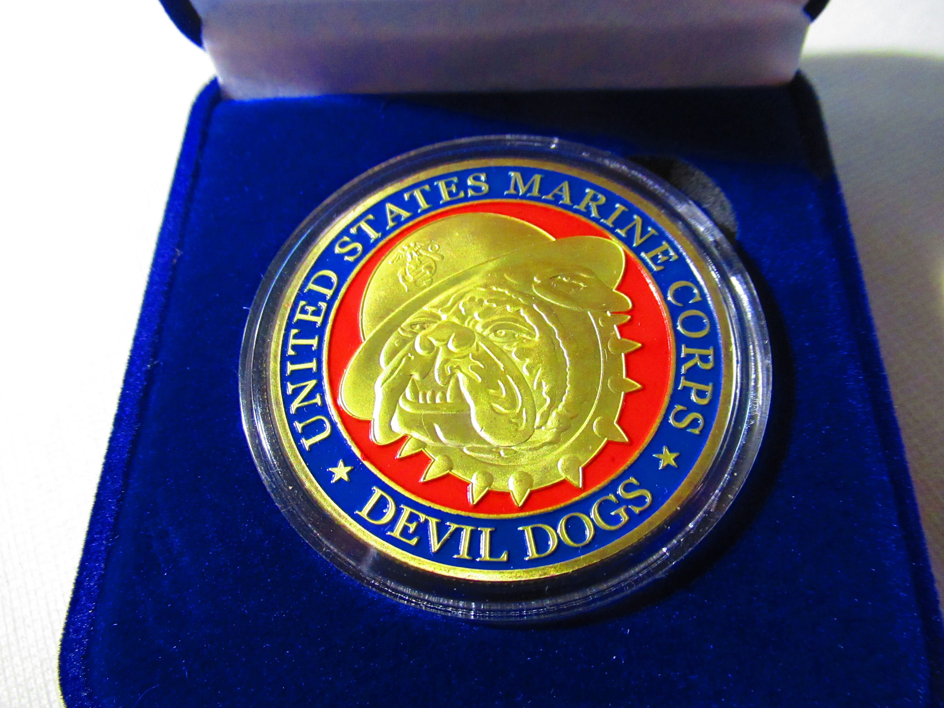 U S Marine Corps DEVIL DOGS Challenge Coin | Etsy