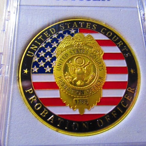 United States Courts Probation Officer Challenge Coin - Etsy