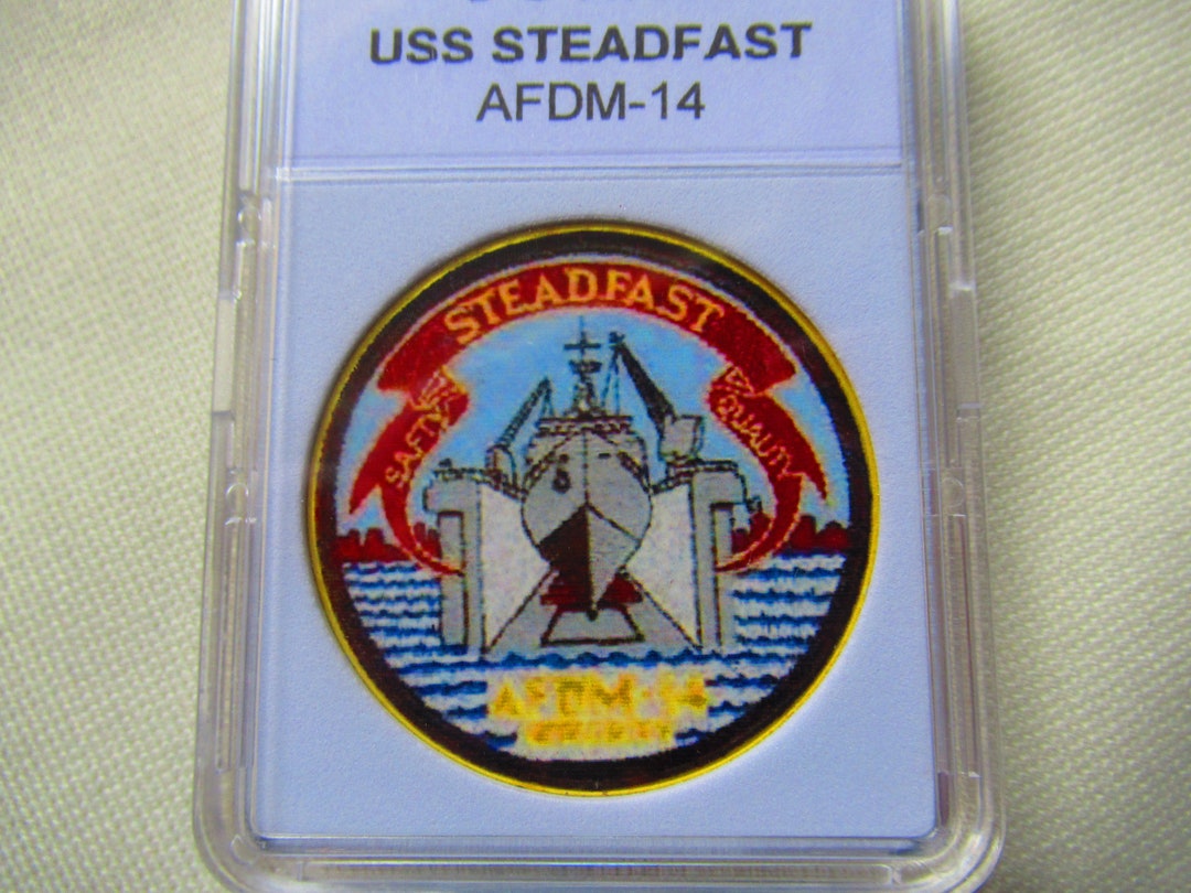 U S Navy - USS STEADFAST AFDM-14 Challenge Coin - Etsy