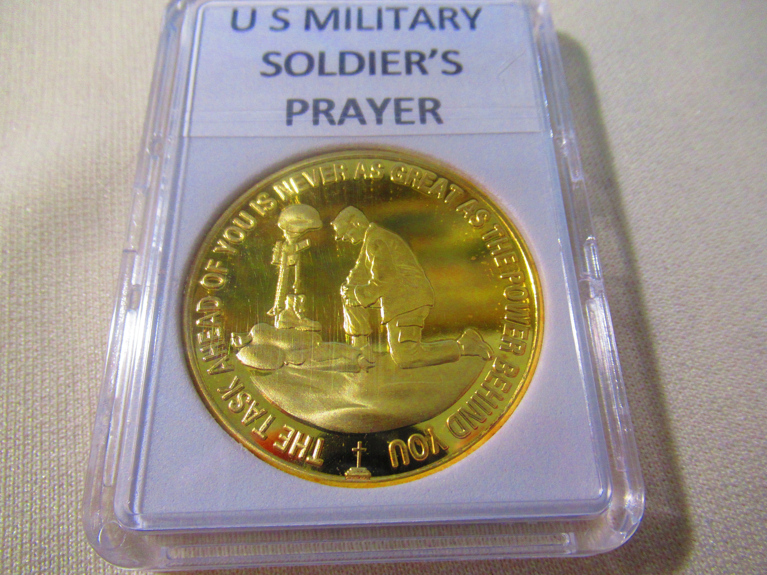 SOLDIER'S PRAYER Challenge Coin | Etsy