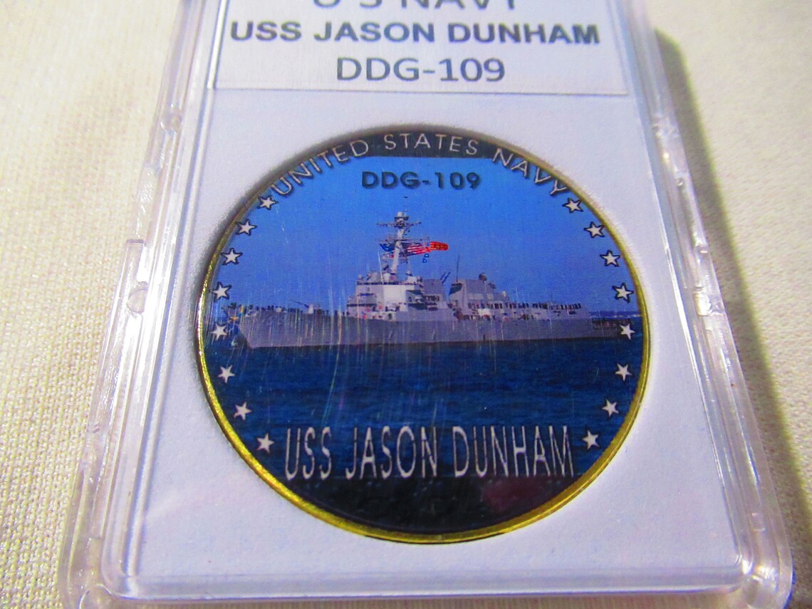 U S Navy USS Jason Dunham DDG-109 Challenge Coin - Etsy