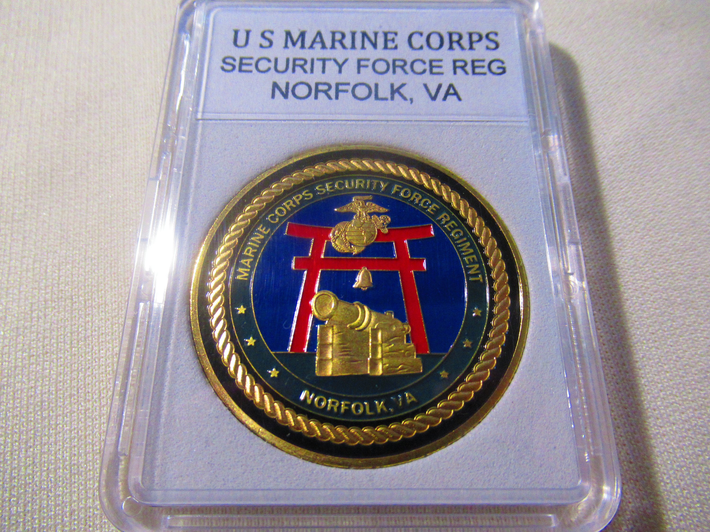 Marine Corps Security Force Regiment Challenge Coin | Etsy