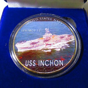 U S Navy - USS Inchon (LPH/MCS-12) Challenge Coin - Etsy