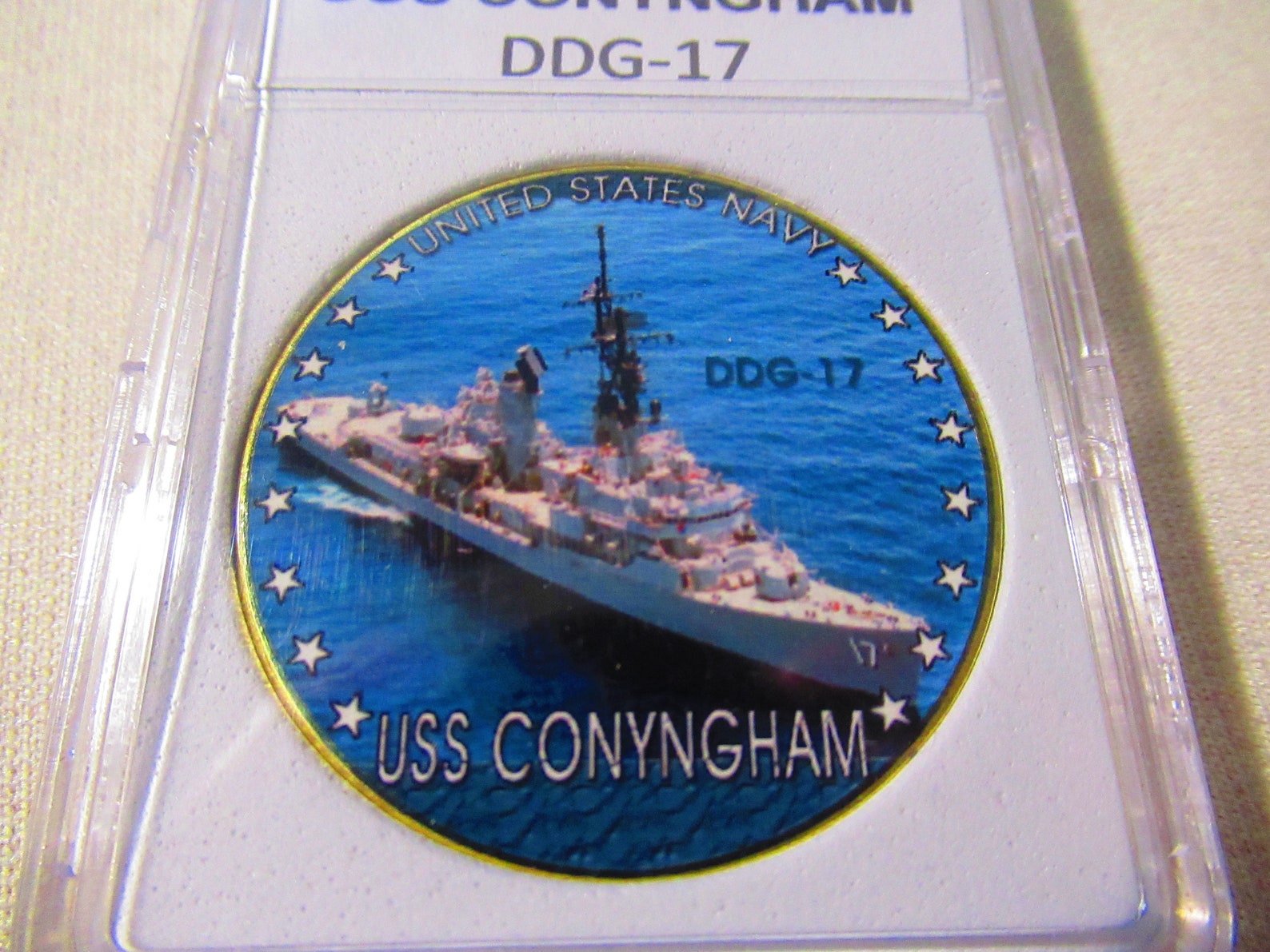 U S Navy USS CONYNGHAM DDG-17 Challenge Coin - Etsy