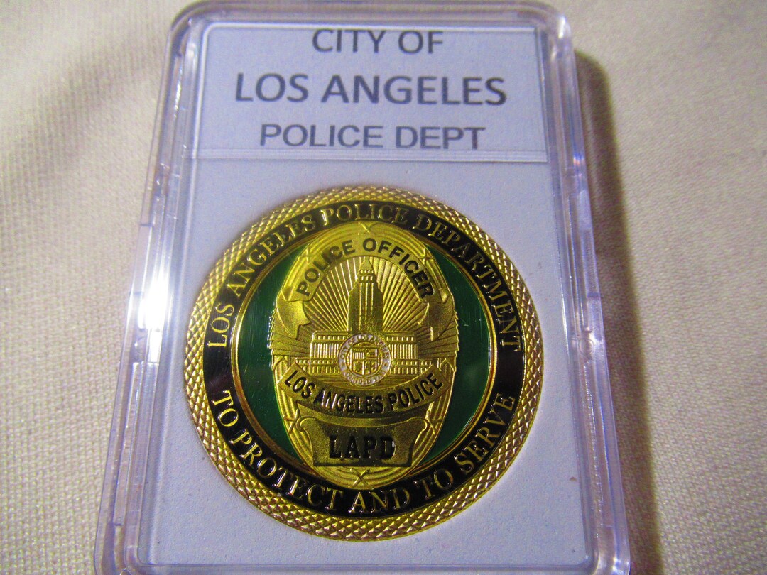 CITY of LOS ANGELES Police Dept. Challenge Coin - Etsy