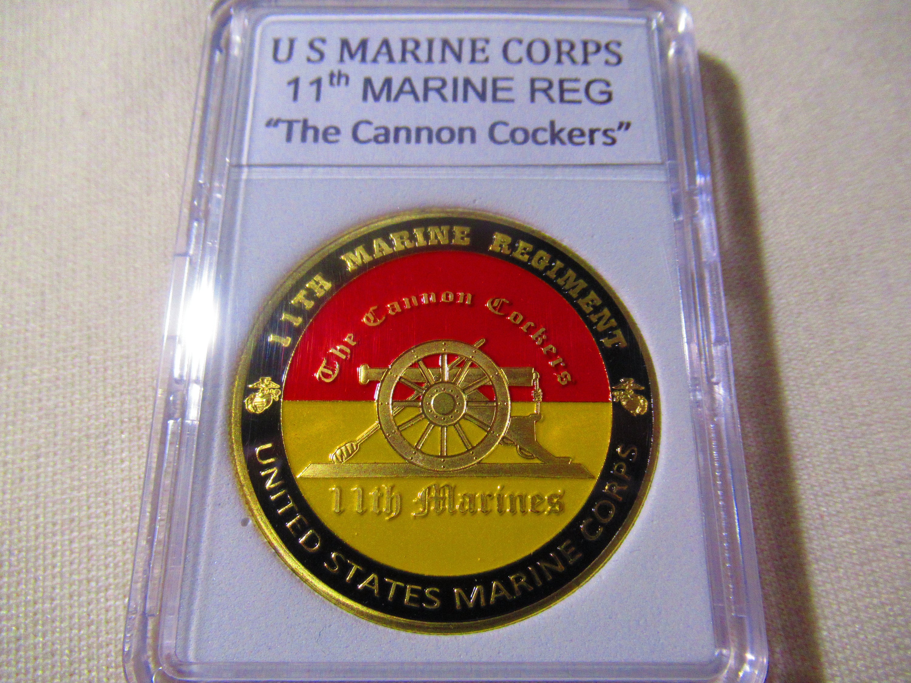U S Marine Corps - 11th MARINE REGIMENT Challenge Coin - Etsy