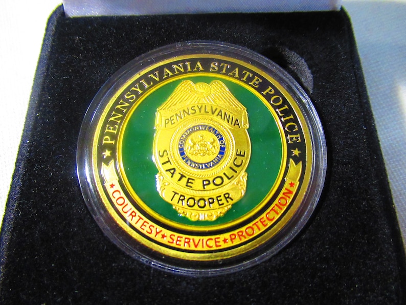 PENNSYLVANIA STATE POLICE Challenge Coin - Etsy