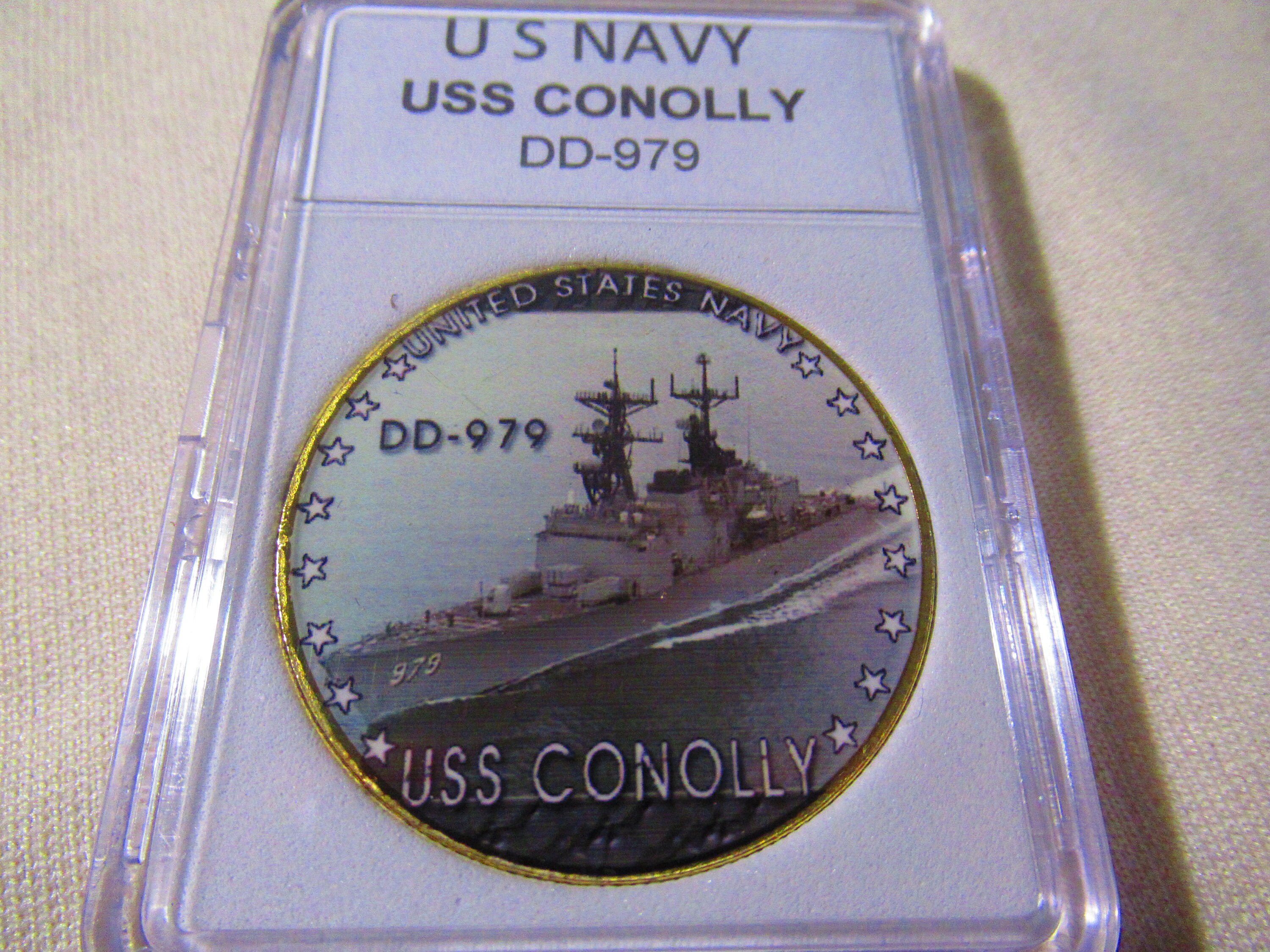 U S Navy USS Conolly DD-979 Challenge Coin | Etsy