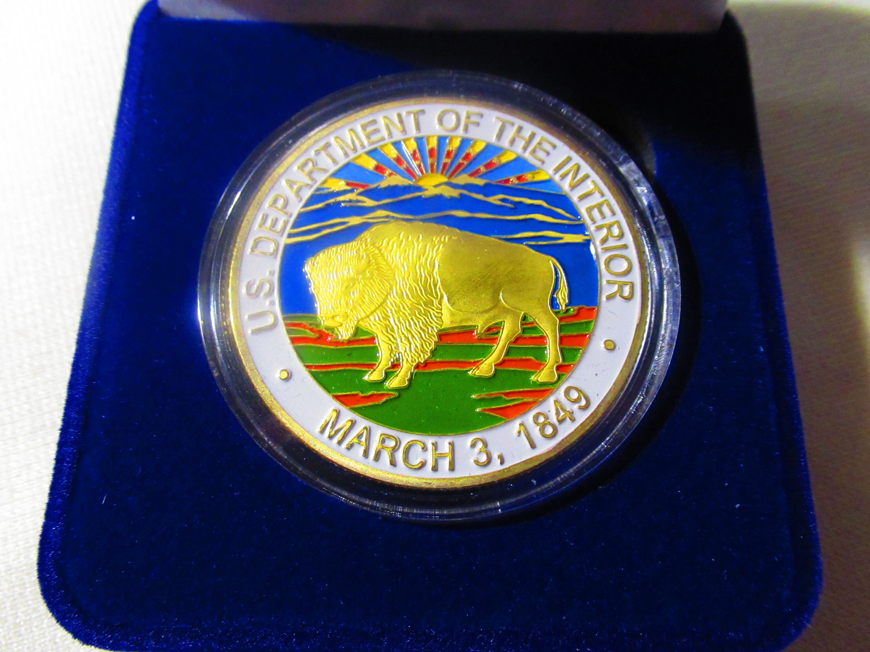 Department of Interior Challenge Coin - Etsy