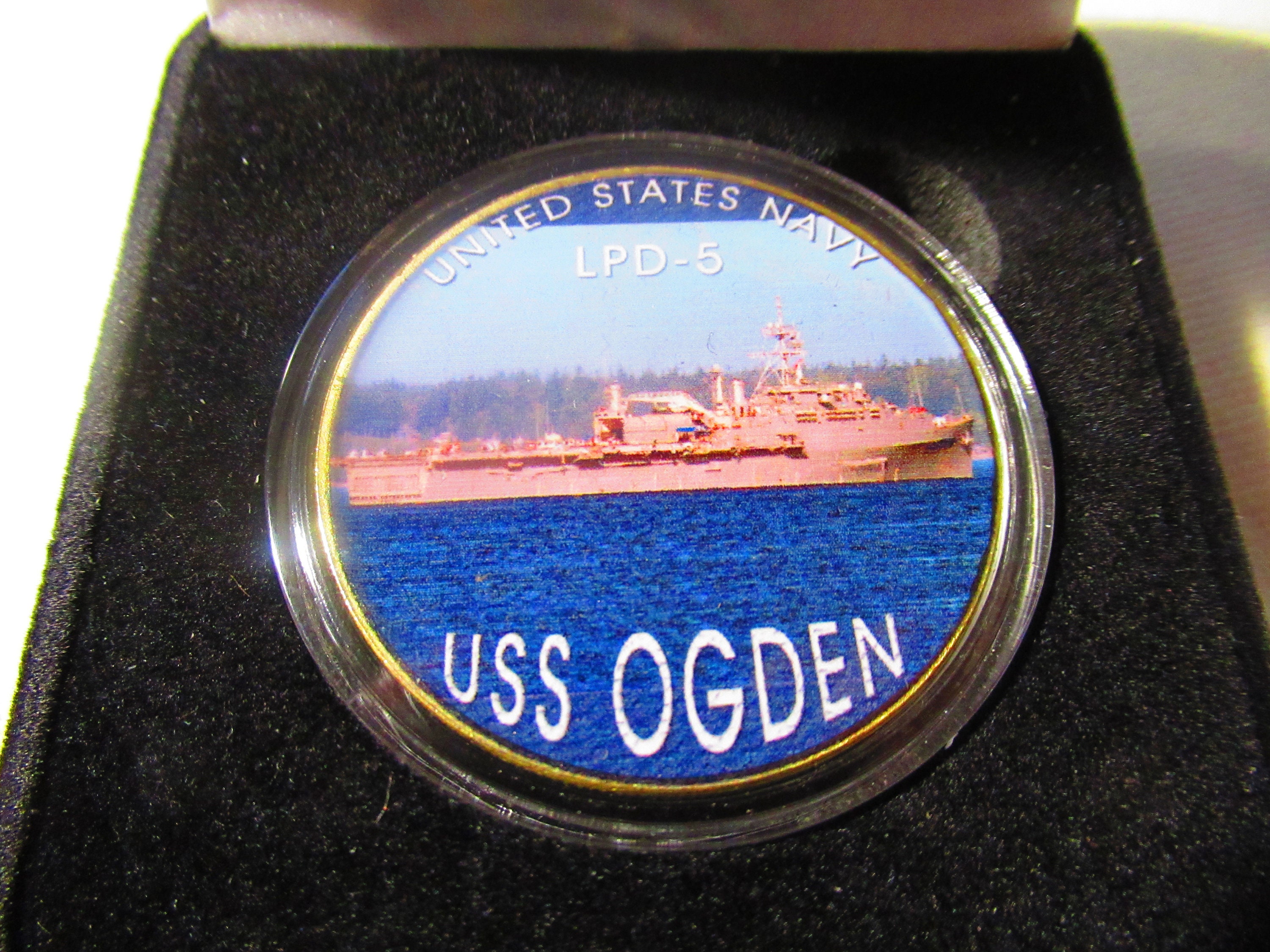 U S NAVY - USS Ogden (LPD-5) Challenge Coin - Etsy
