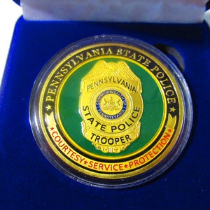 PENNSYLVANIA STATE POLICE Challenge Coin - Etsy