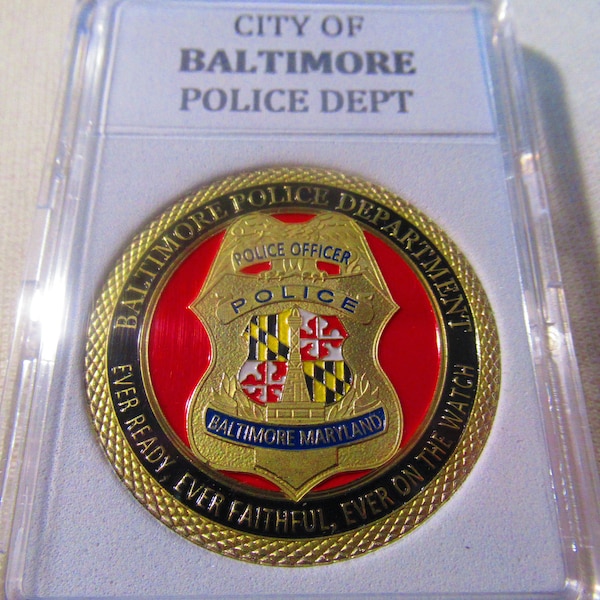 Baltimore City Police Badge Svg - Etsy