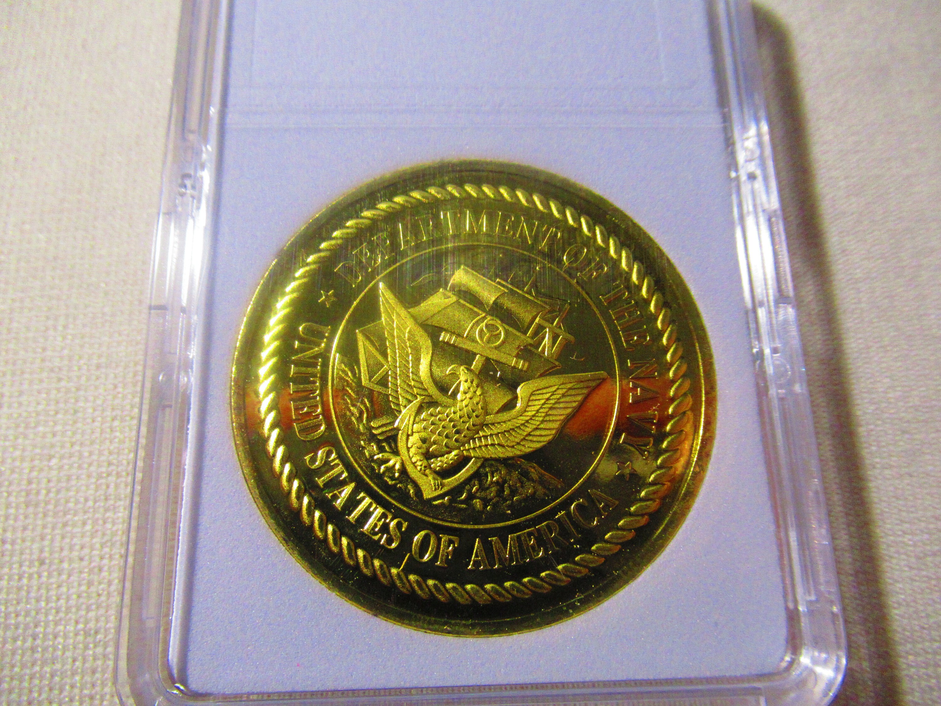 U S Navy - USS MARYLAND / BB-46 Challenge Coin - Etsy