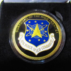 Air Force SPACE COMMAND Challenge Coin - Etsy