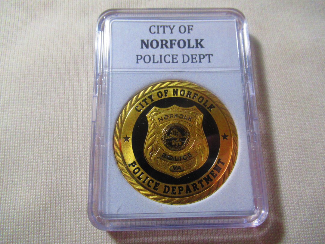 City of Norfolk Police Dept Challenge Coin - Etsy