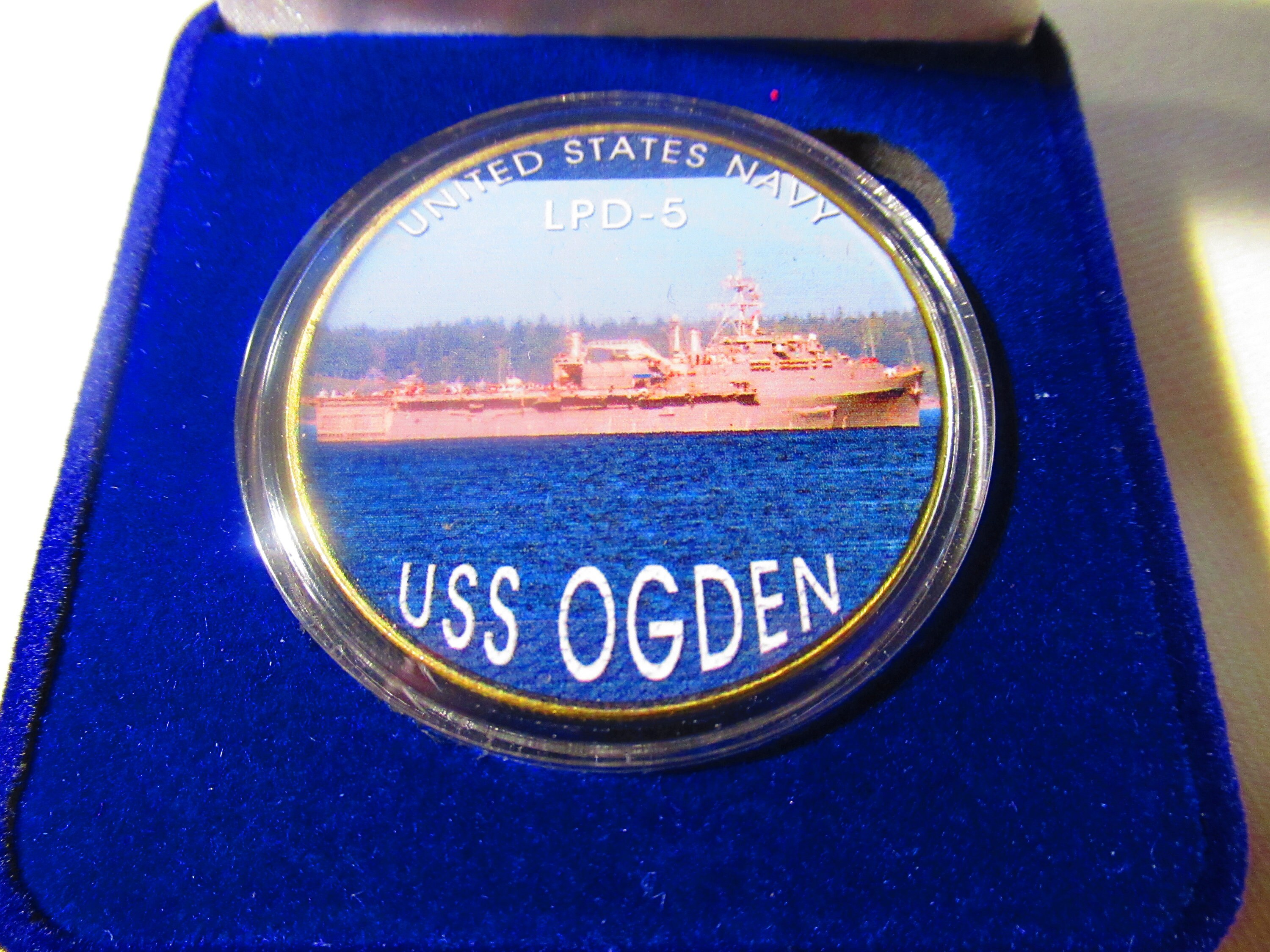 U S NAVY - USS Ogden (LPD-5) Challenge Coin - Etsy