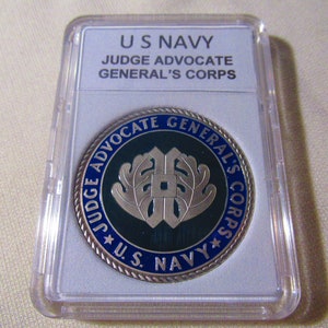 U S Navy (JAG) Judge Advocate General's Corps Challenge Coin - Etsy