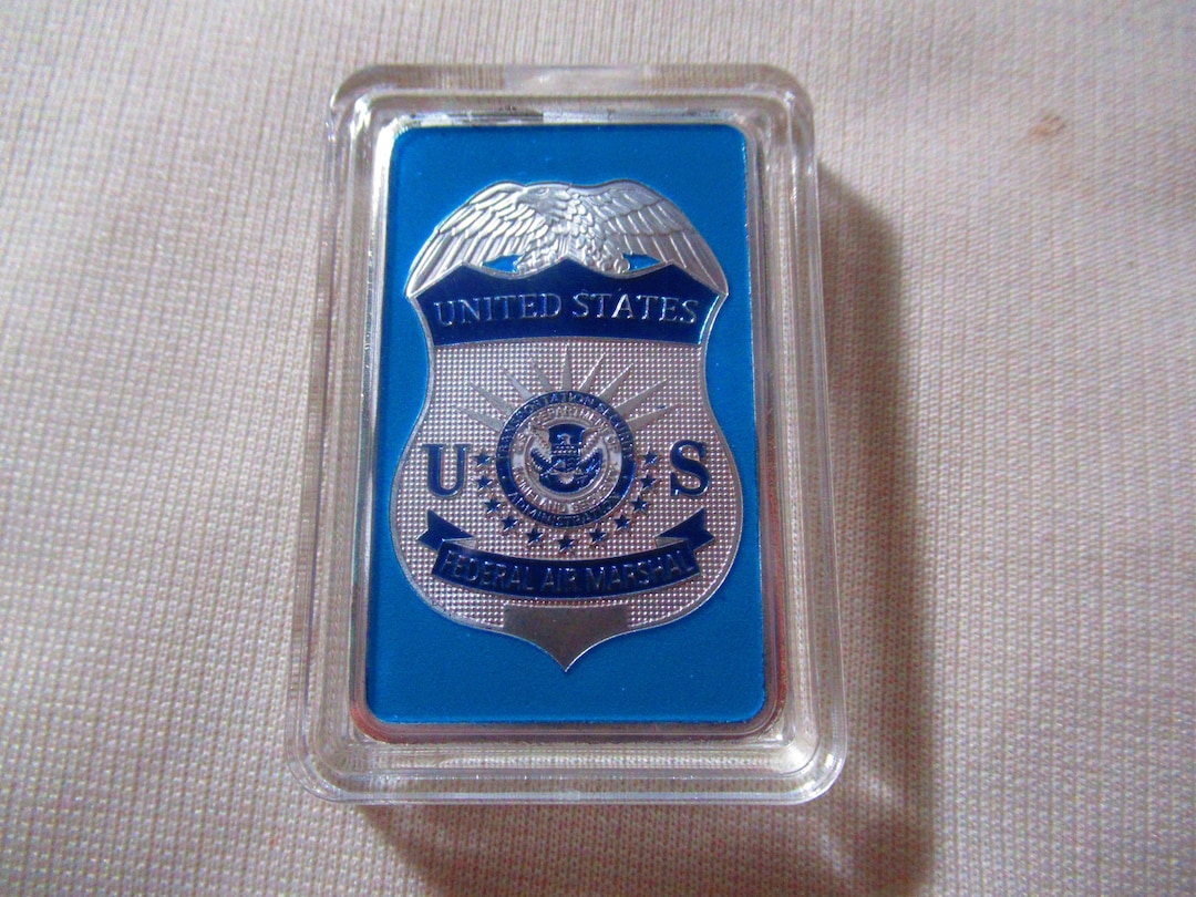U S Federal Air Marshal "special Agent" Challenge Coin (BAR) - Etsy