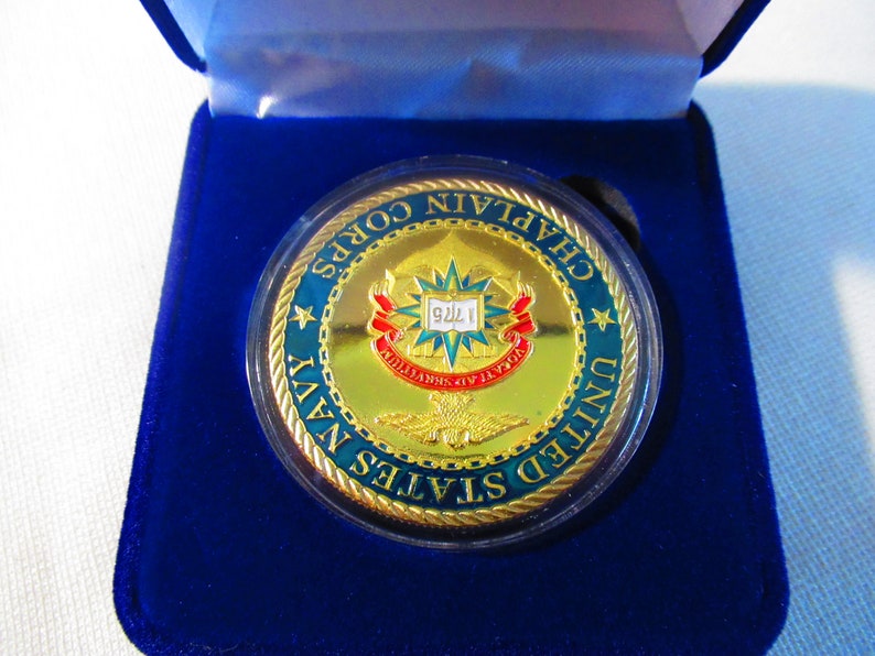U S NAVY CHAPLAIN CORPS Challenge Coin | Etsy