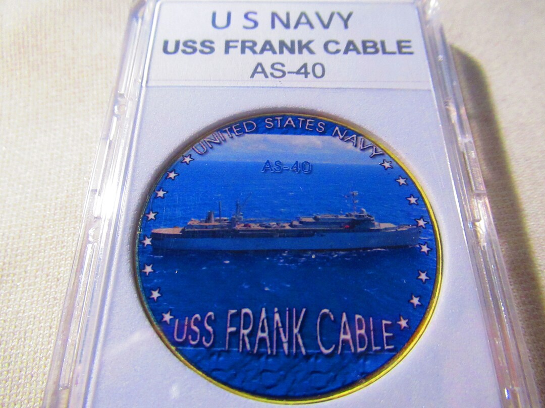 U S Navy - USS Frank Cable (AS-40) Challenge Coin - Etsy