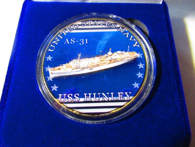 U S Navy - USS HUNLEY AS-31 Challenge Coin - Etsy