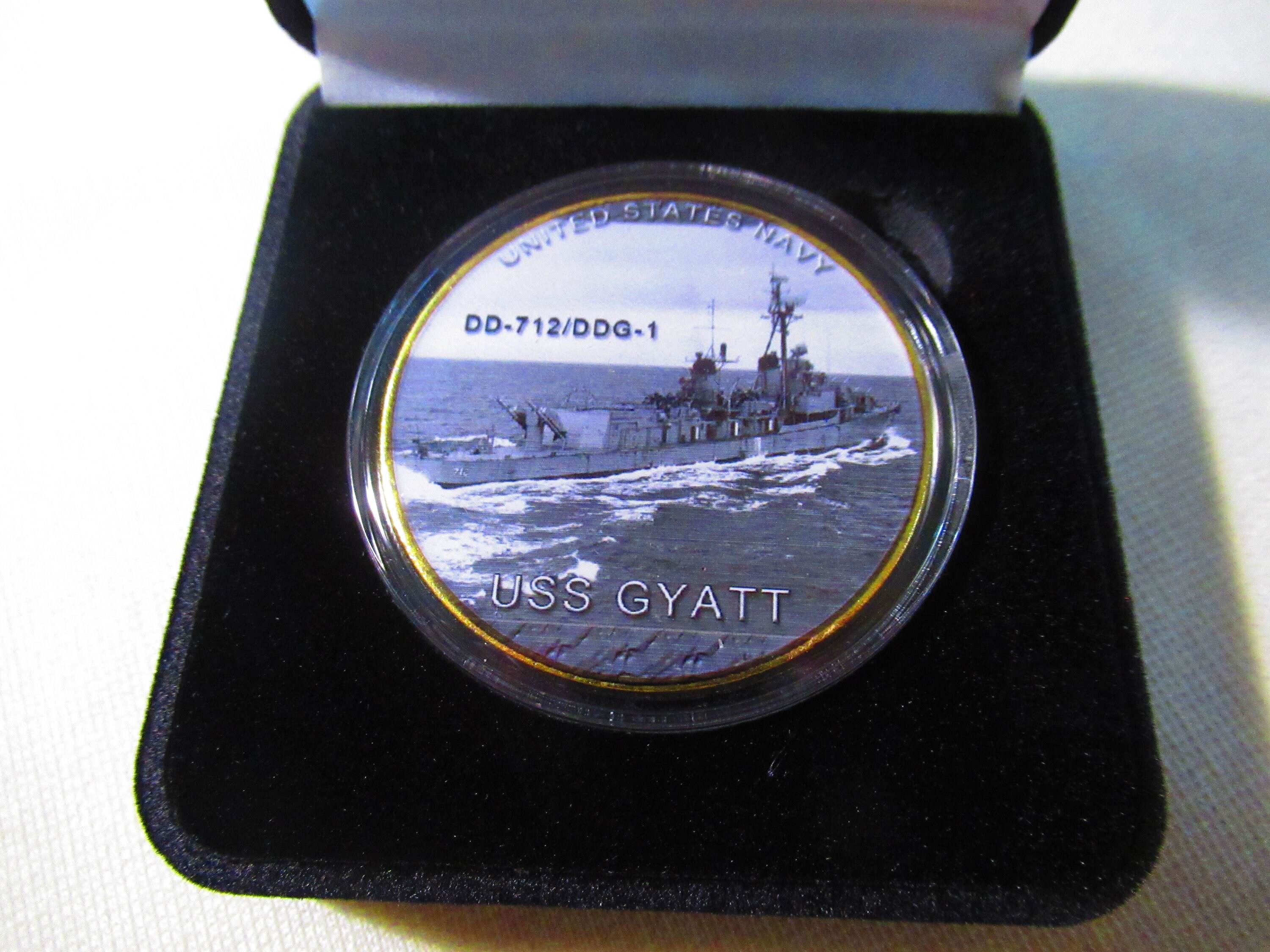 U S Navy USS Gyatt DD-712/DDG-1 Challenge Coin | Etsy