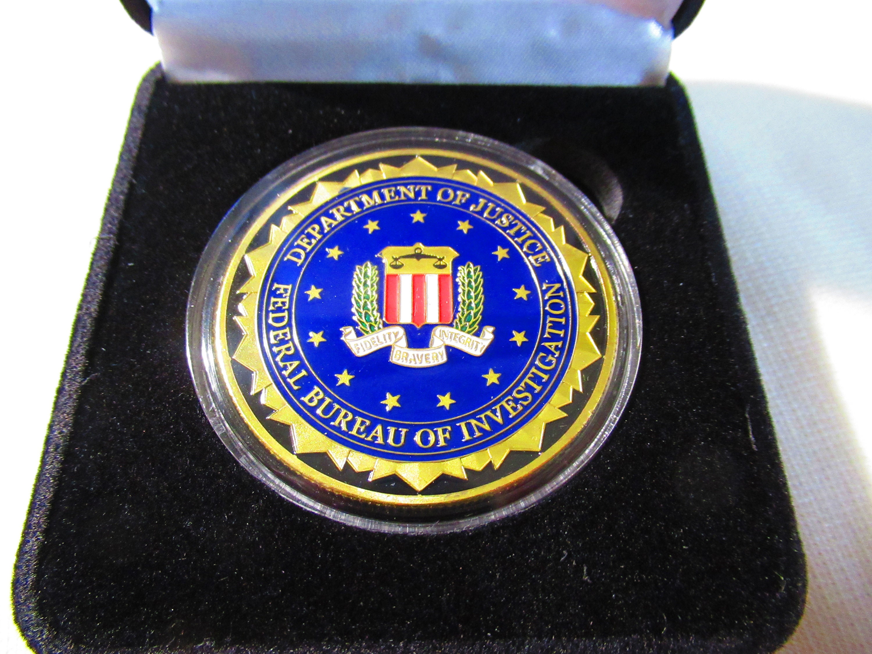 Federal Bureau of Investigation FBI Challenge Coin | Etsy