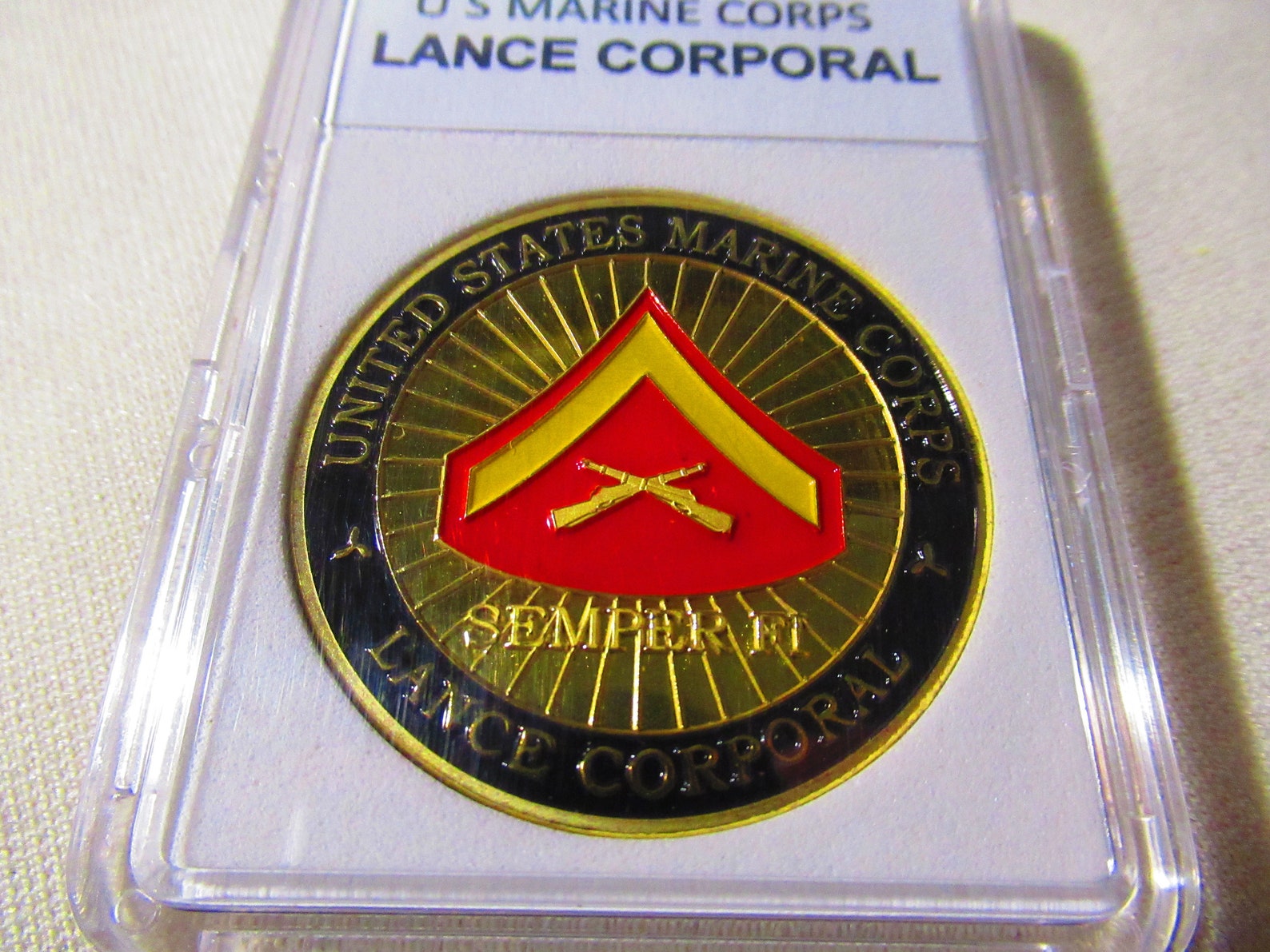 US Marine Corps " LANCE CORPORAL " Challenge Coin - Etsy