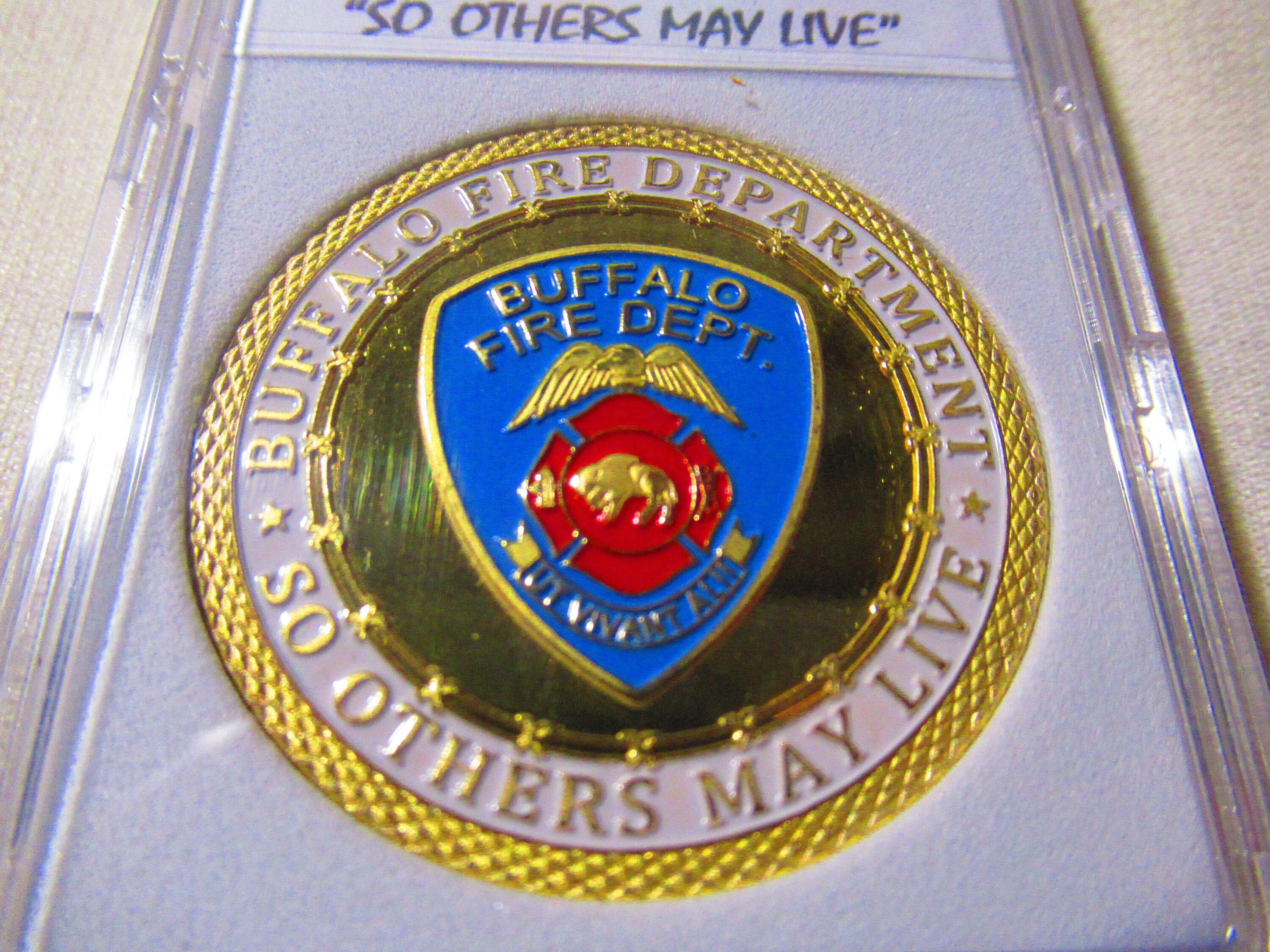 BUFFALO FIRE DEPT. Challenge Coin | Etsy