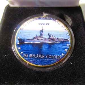 U S Navy - USS Benjamin Stoddert (DDG-22) Challenge Coin - Etsy