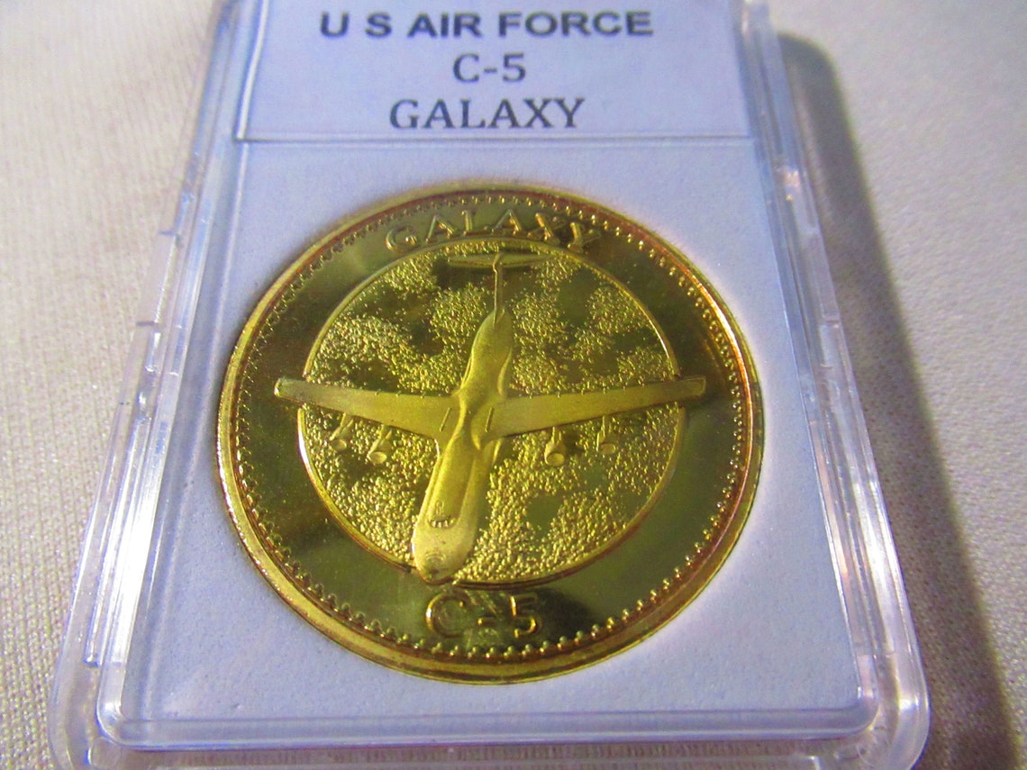 U S AIR FORCE C-5 GALAXY Challenge Coin | Etsy