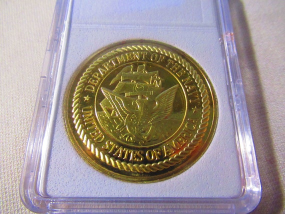 U S Navy LSD-46 USS TORTUGA Challenge Coin Art & Collectibles ...