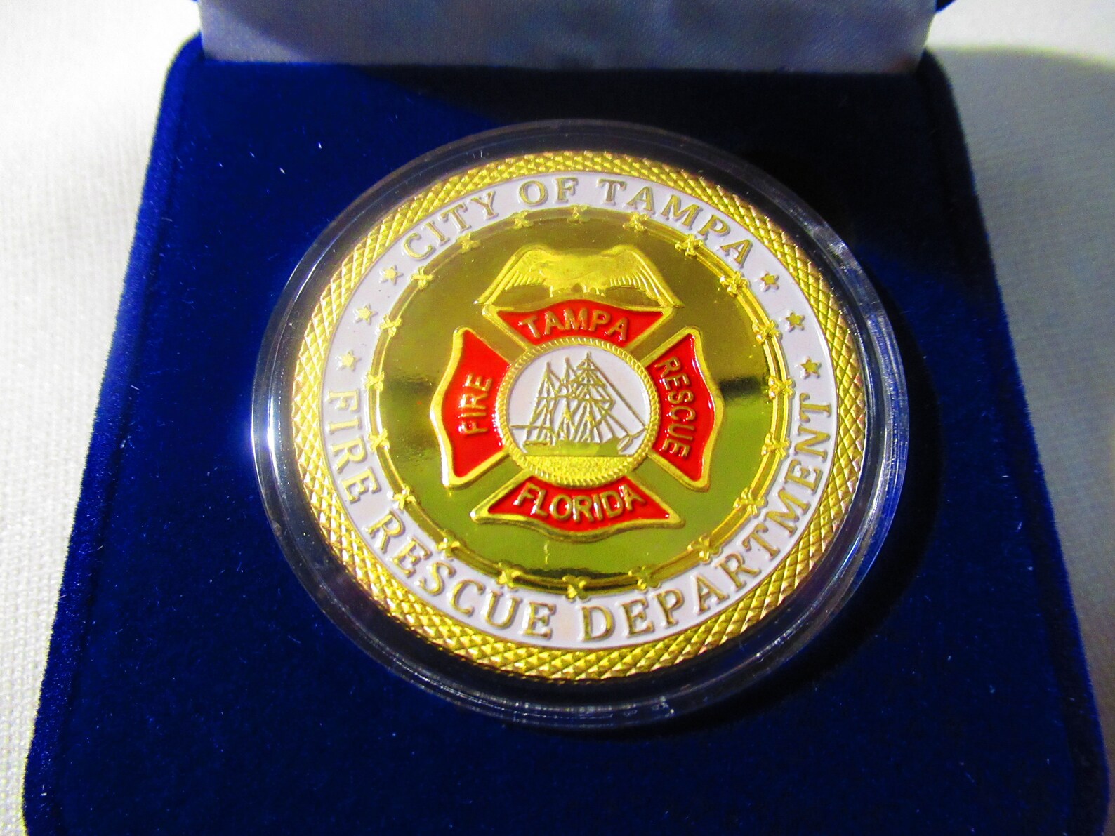 TAMPA FIRE-RESCUE Dept Challenge Coin - Etsy