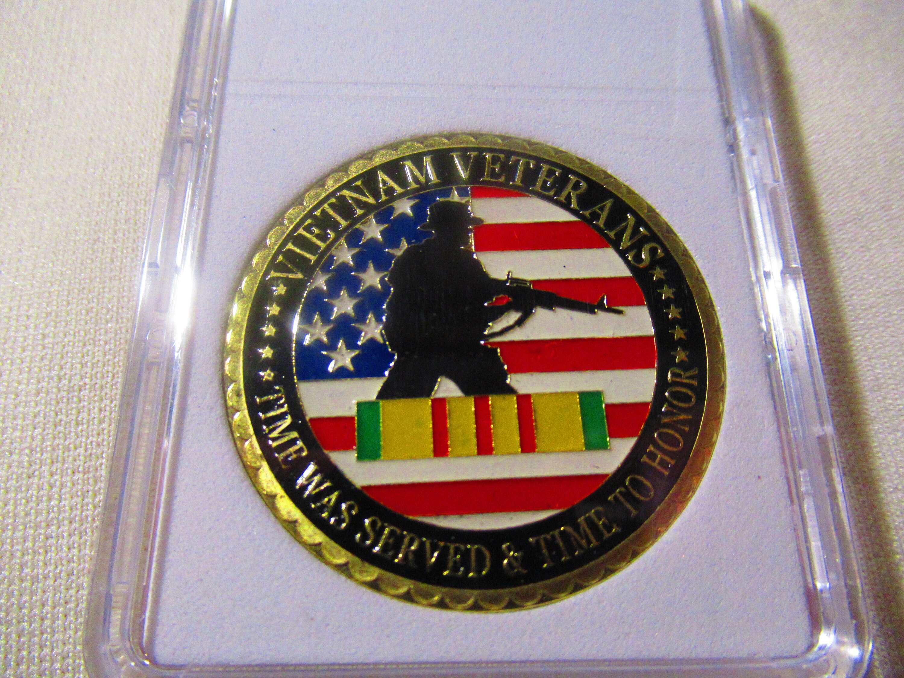 VIETNAM VETERANS *never Forget* Challenge Coin - Etsy