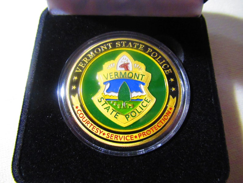 VERMONT STATE POLICE Challenge Coin | Etsy