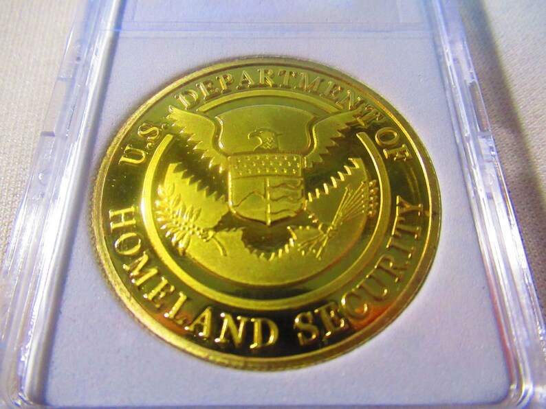 CUSTOMS and BORDER PATROL Challenge Coin - Etsy