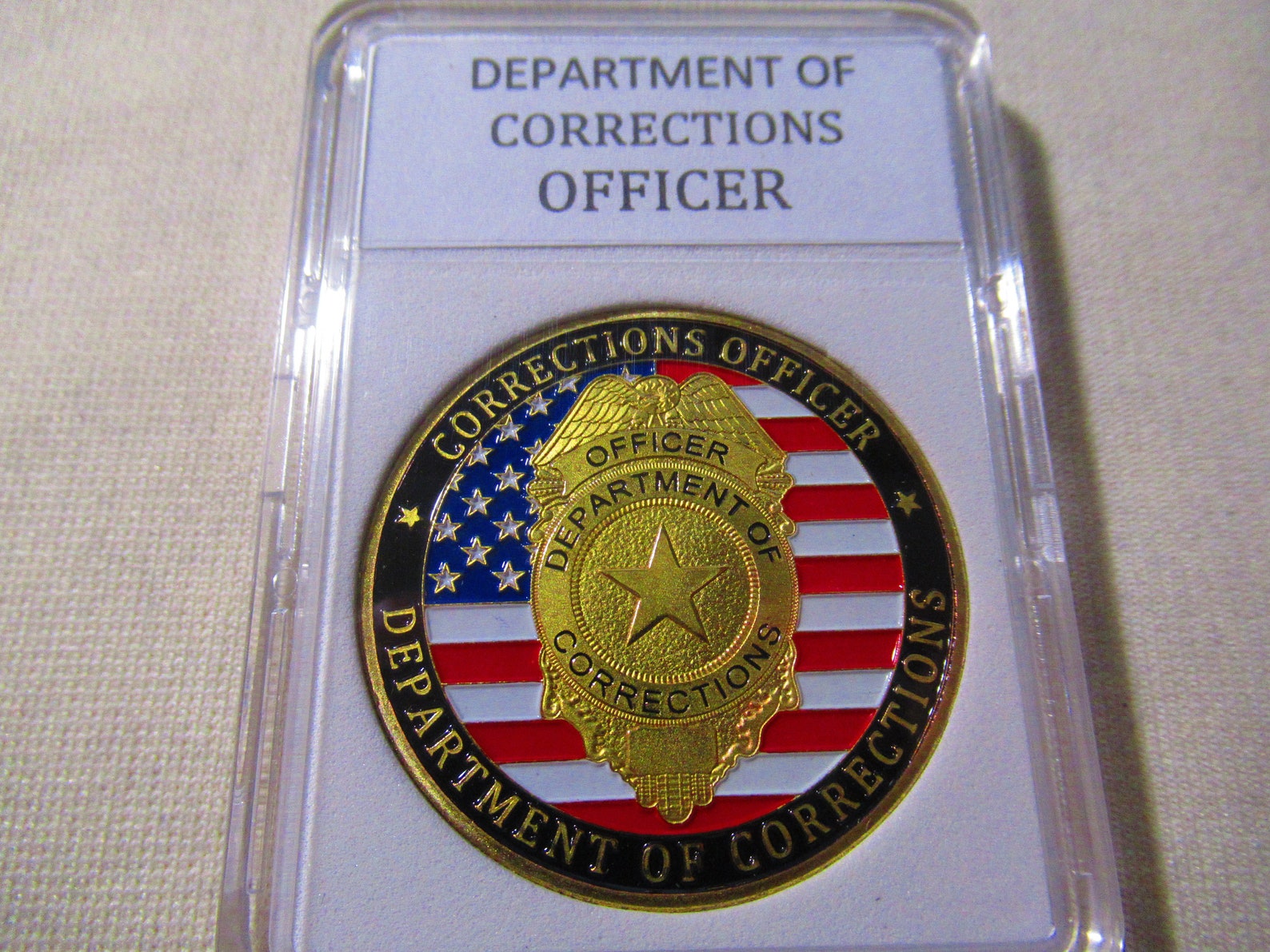 Department of Corrections Officer Challenge Coin - Etsy