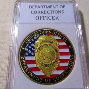 Department of Corrections Officer Challenge Coin - Etsy