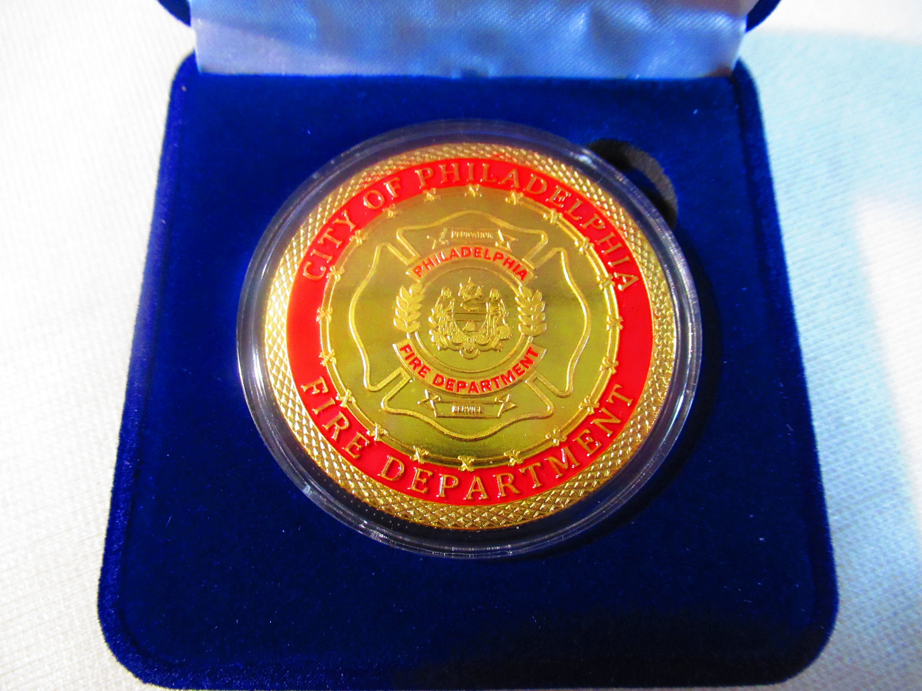 PHILADELPHIA Fire Dept. Challenge Coin - Etsy