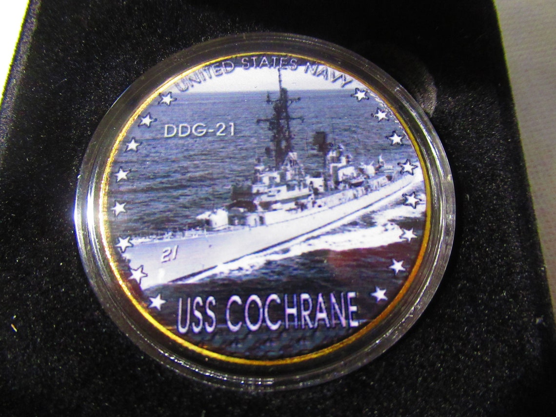 U S Navy USS COCHRANE DDG-21 Challenge Coin - Etsy