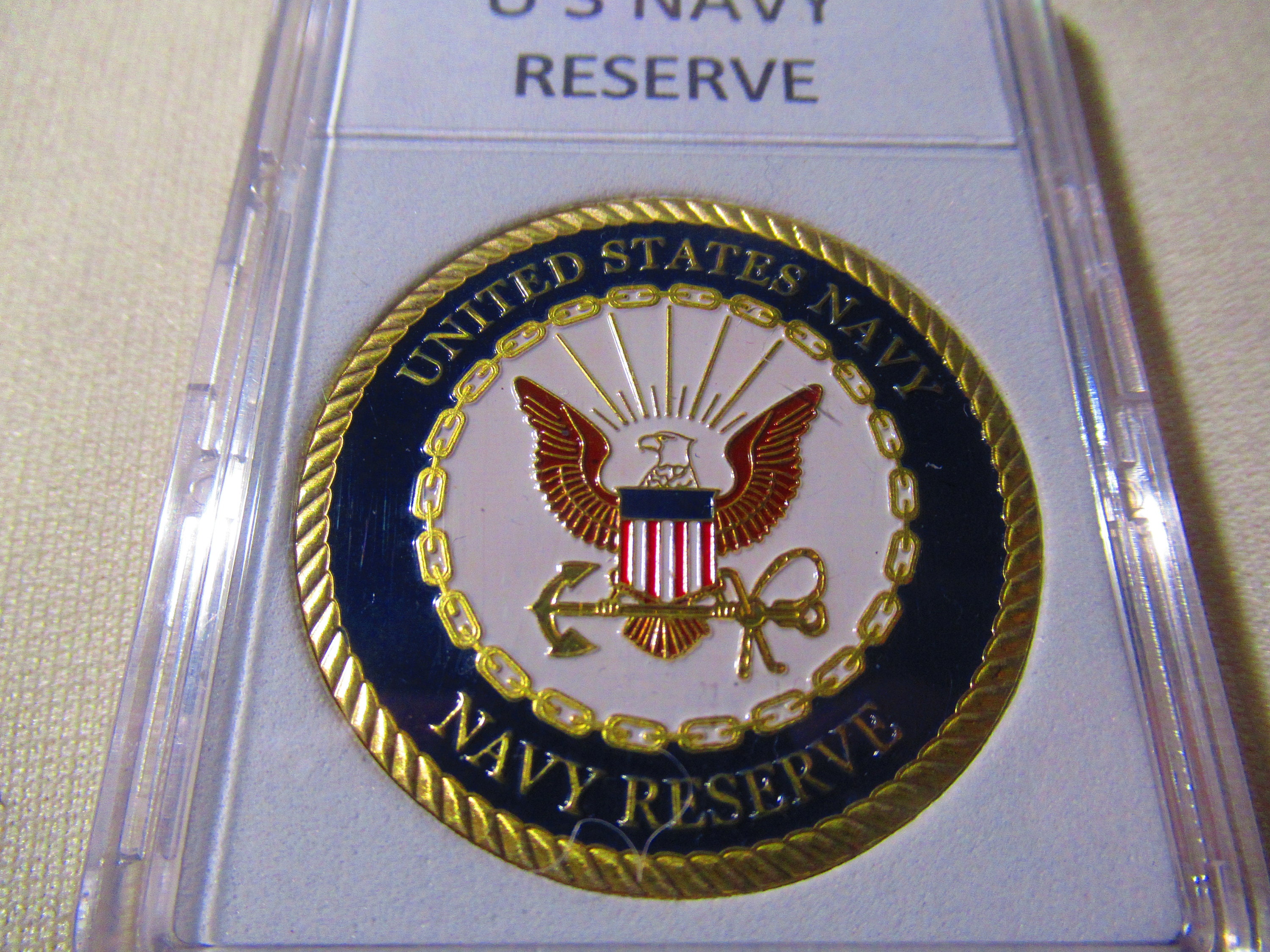 U S NAVY RESERVE Challenge Coin | Etsy