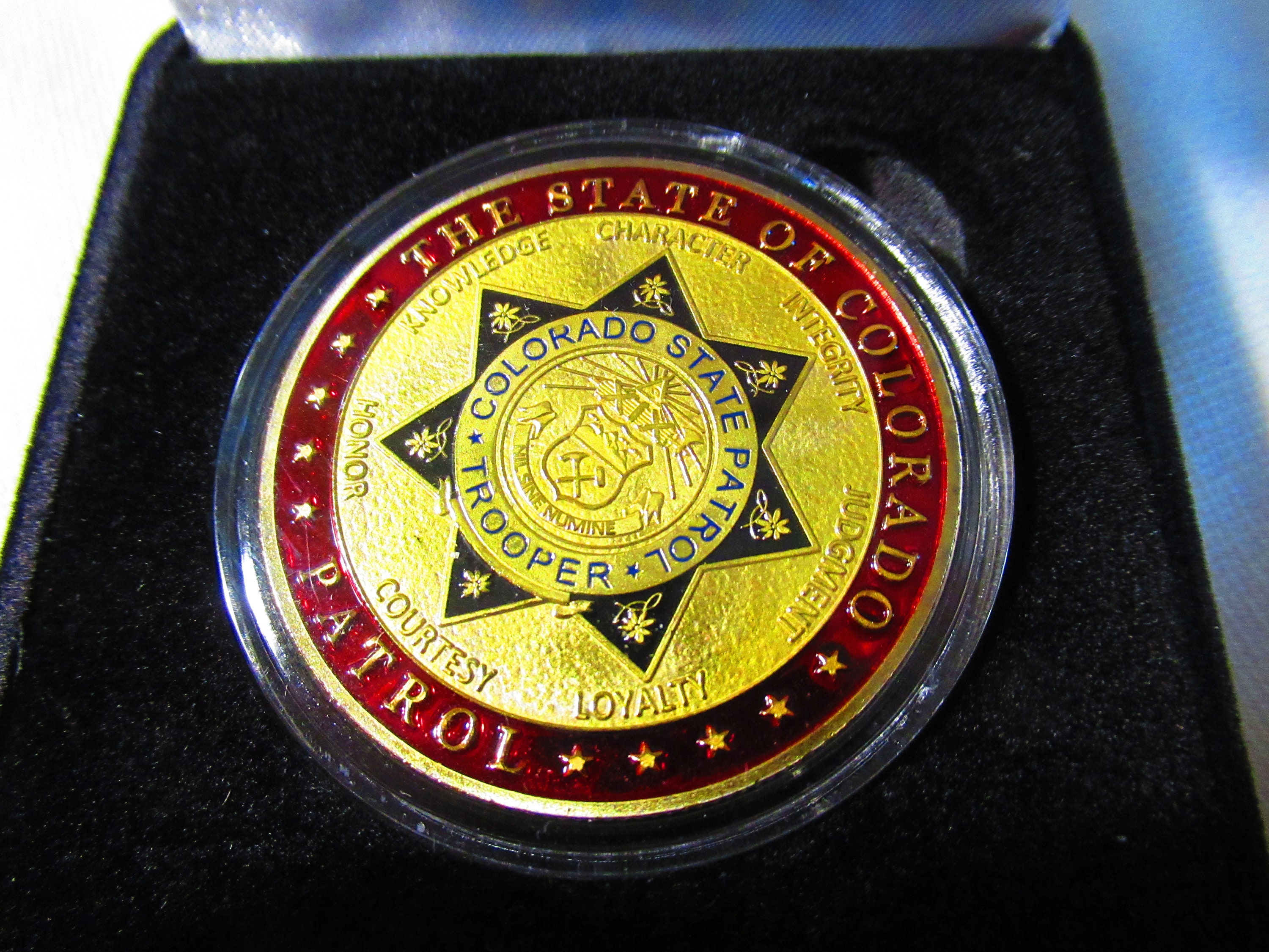 COLORADO STATE PATROL Challenge Coin - Etsy