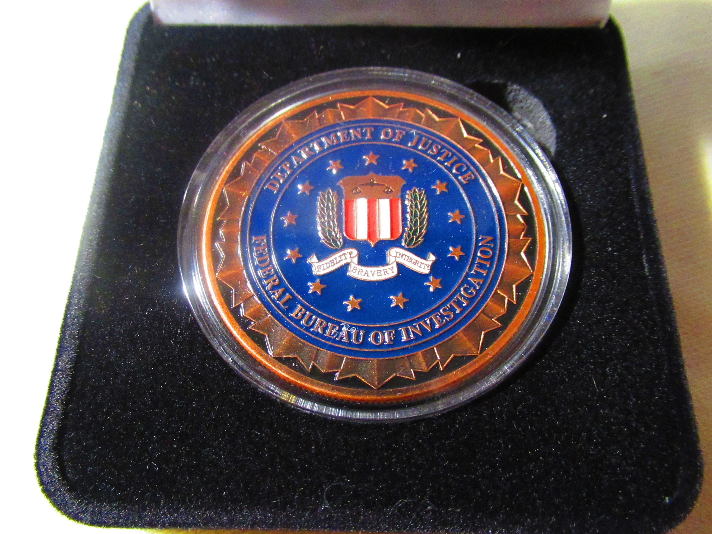 Federal Bureau of Investigation FBI Challenge Coin | Etsy