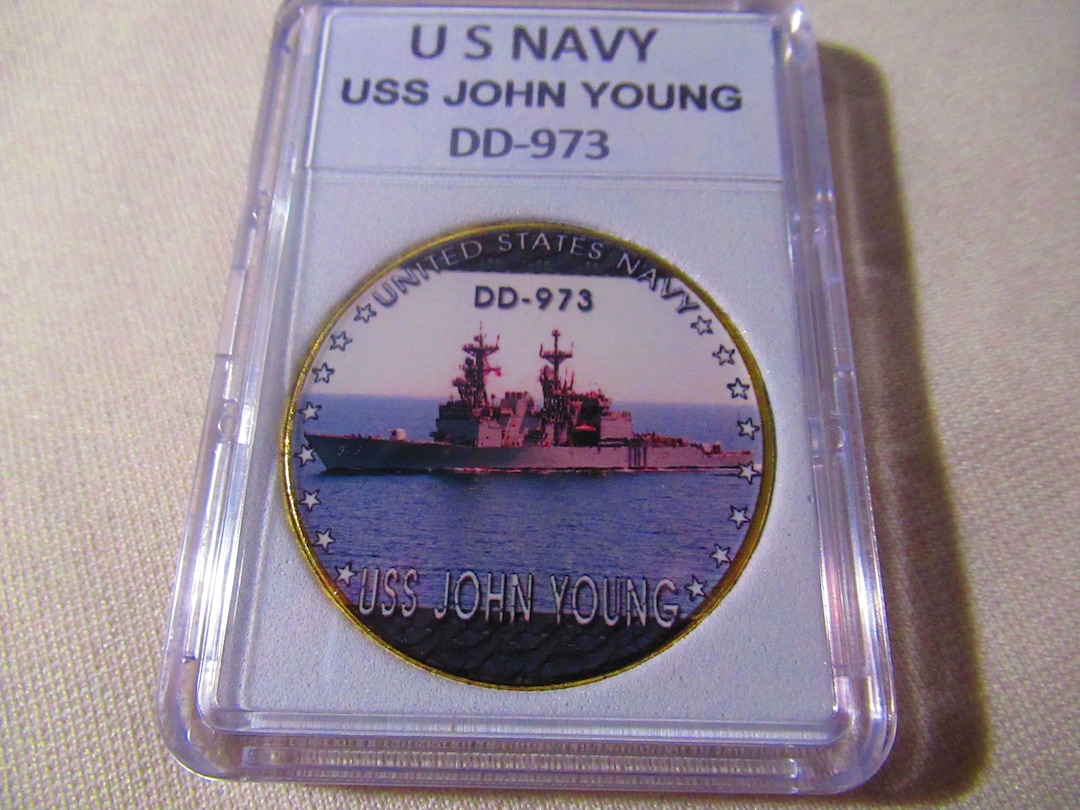U S Navy - USS John Young (DD-973) Challenge Coin - Etsy