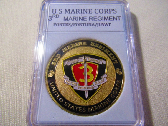 U S Marine Corps 3rd MARINE REGIMENT Challenge Coin | Etsy