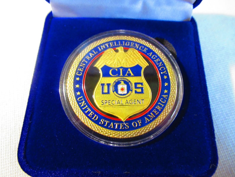 Central Intelligence Agency CIA Shield Challenge Coin | Etsy