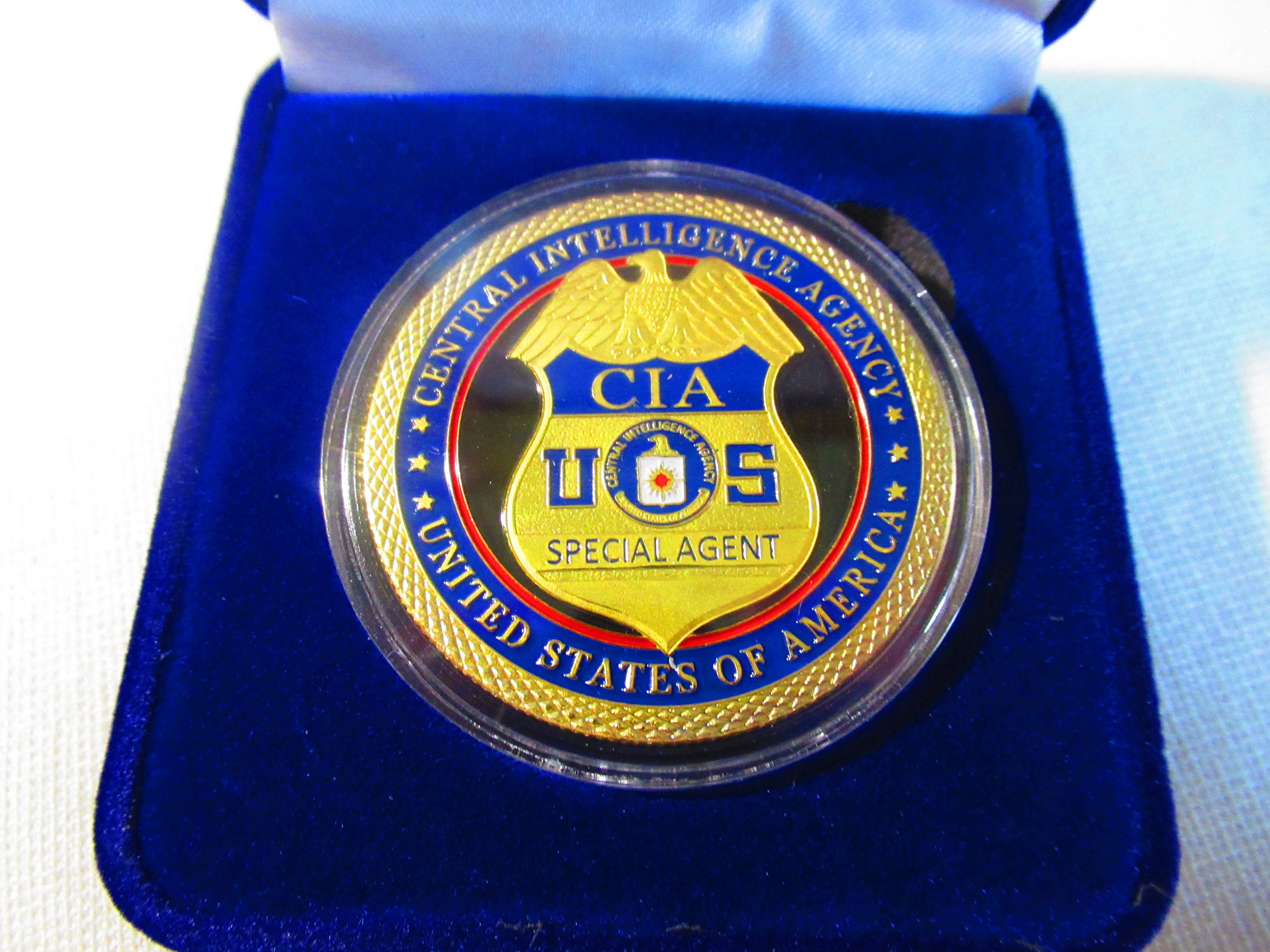 Central Intelligence Agency CIA Shield Challenge Coin - Etsy Polska