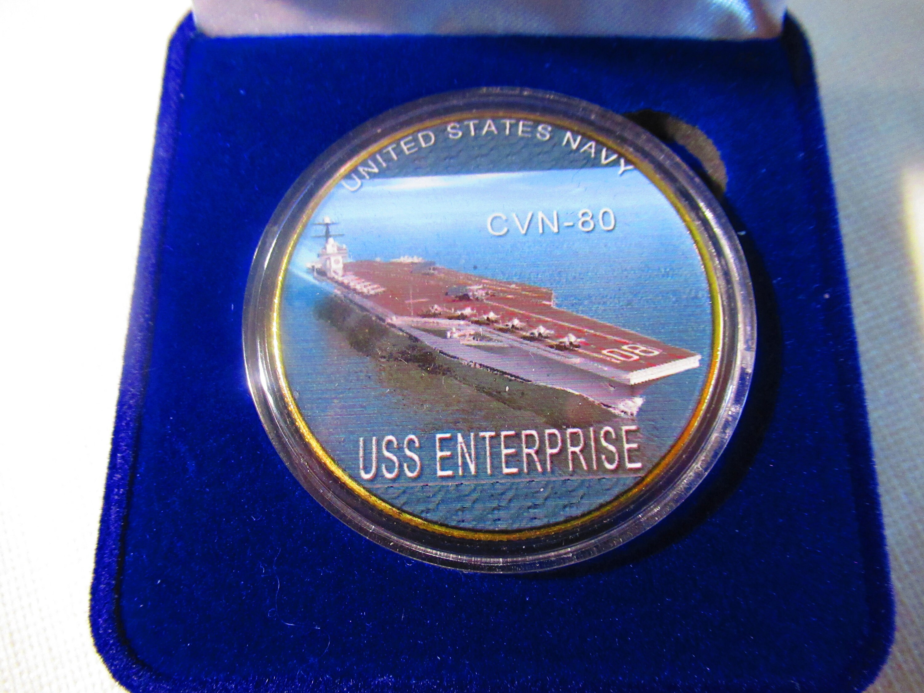 U S Navy USS ENTERPRISE CVN-80 Challenge Coin | Etsy